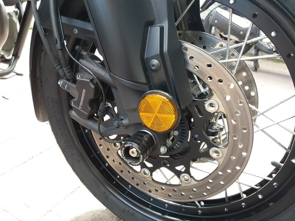 Fork protector compatible with Suzuki V-Strom DL1050 / XT 2021-2023 | Moto Discovery