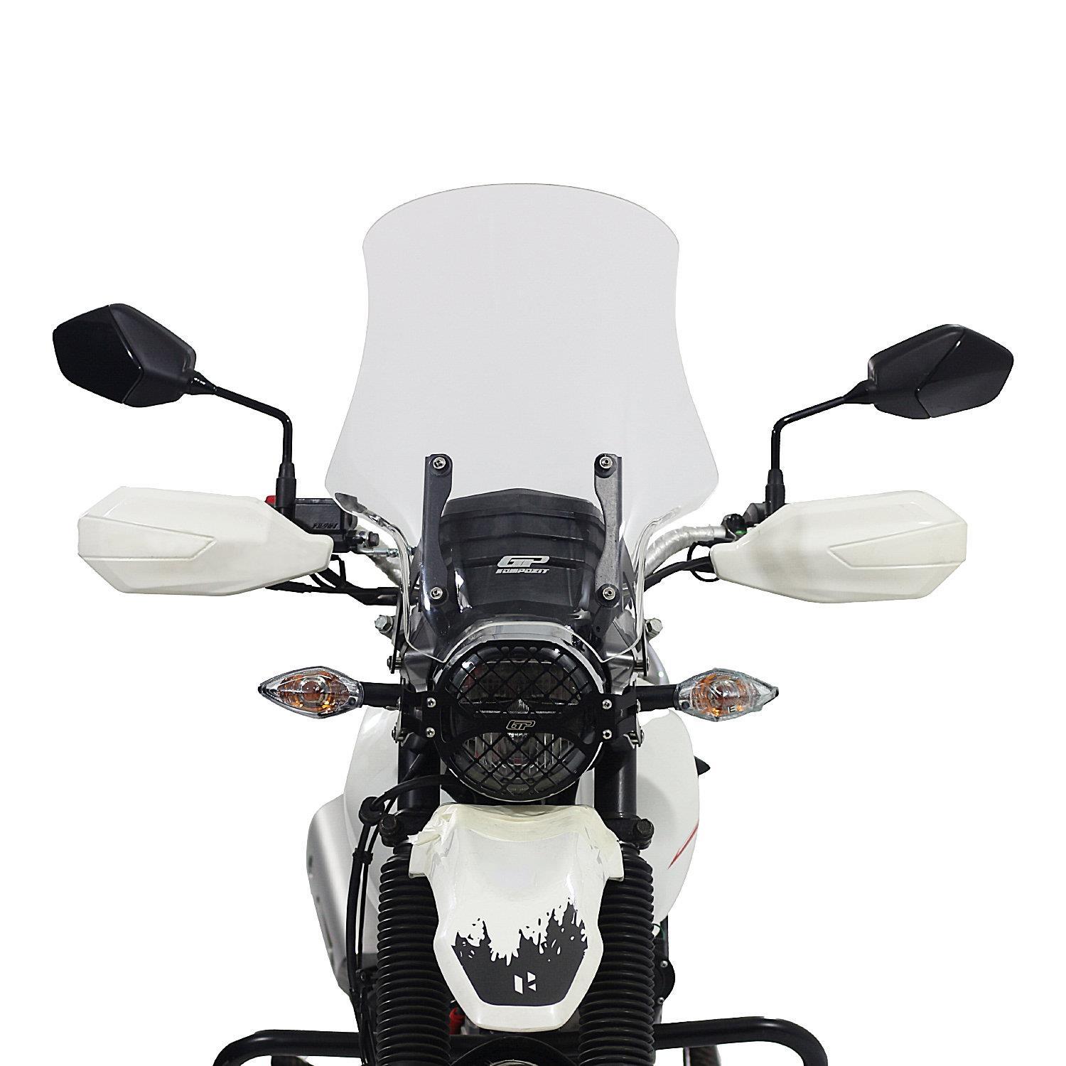 GPK windscreen compatible with Hero X-Pulse 200 2020-2024 49cm ...