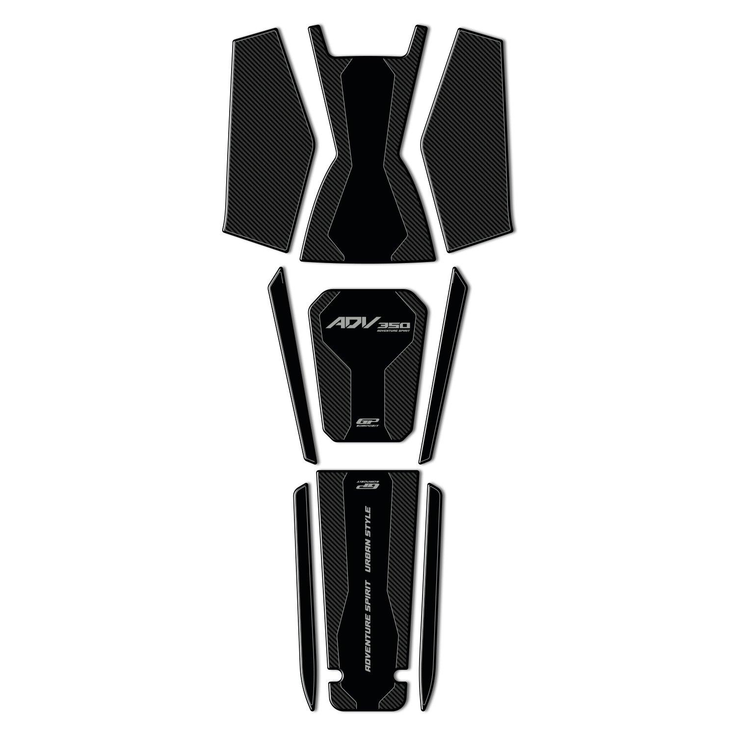 GPK body kit 3D footboard pad compatible with Honda ADV 350 2022-2025 ...