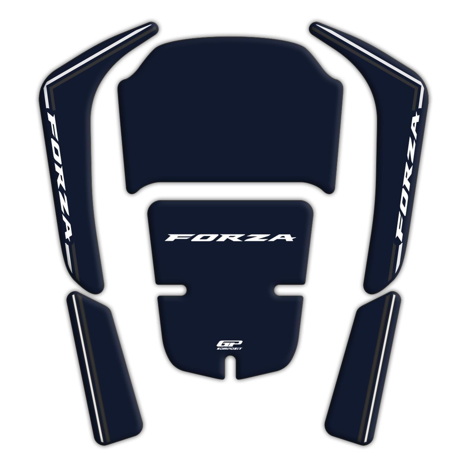 GPK foot board pad 3D set compatible with Honda Forza 250 / 300 / 350 ...