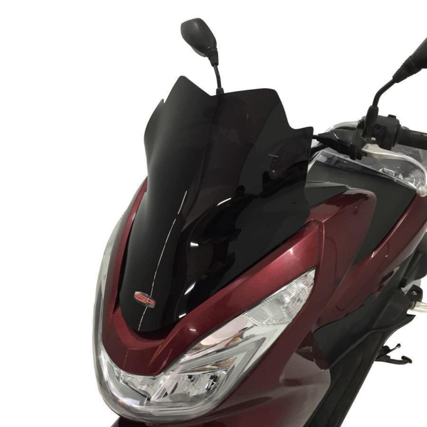 GPK windscreen compatible with Honda PCX 125 / 150 2014-2017 47cm (fume ...
