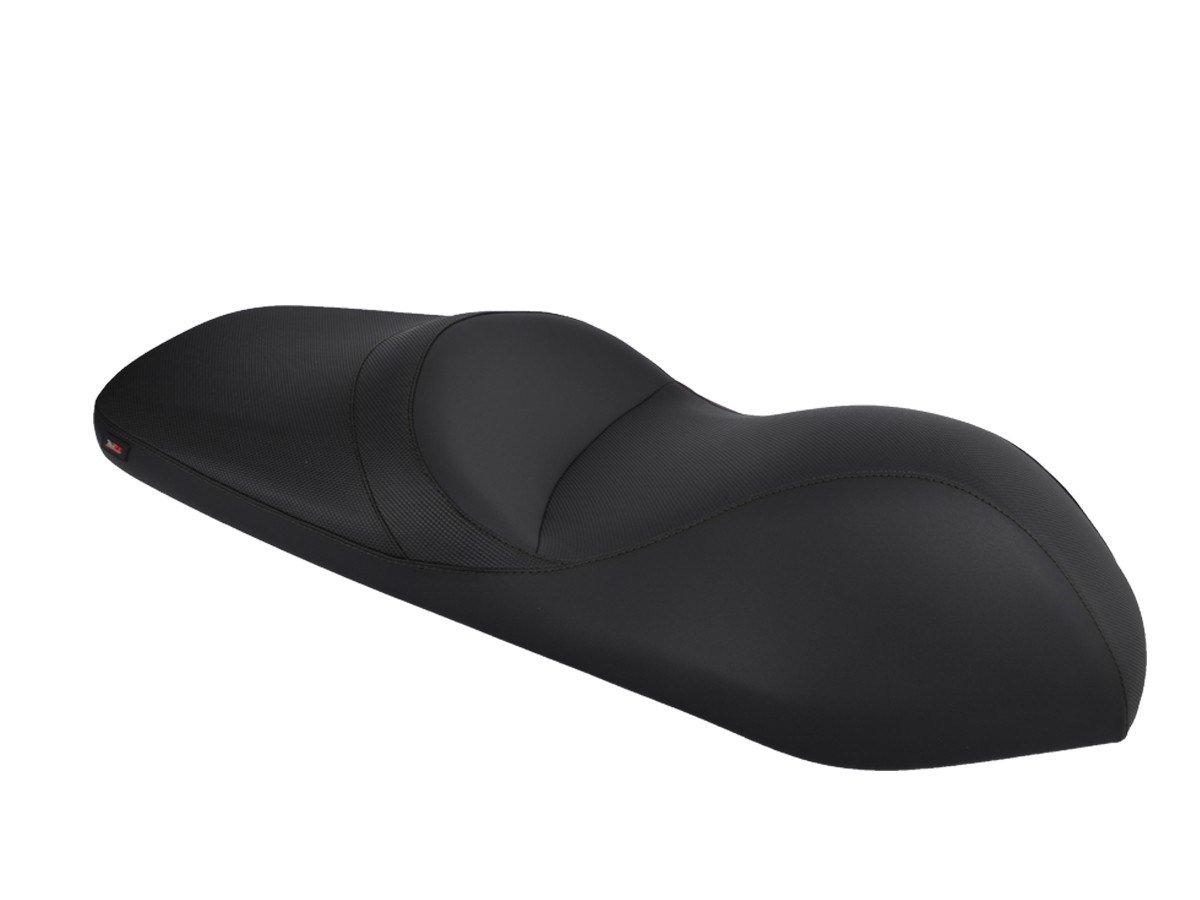 Seat cover compatible with Kymco DownTown 300 2009-2017 black with ...