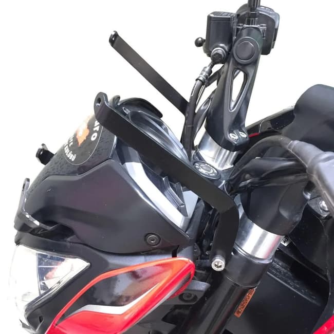 Parabrezza GPK compatibile con Bajaj Pulsar NS 200 2011-2024 59 cm ...