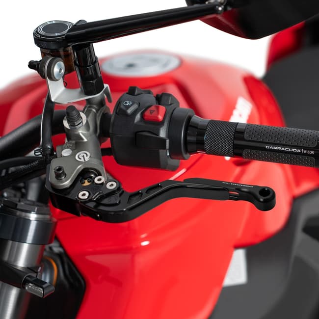 Barracuda adjustable - extendable levers compatible with Aprilia Tuono ...