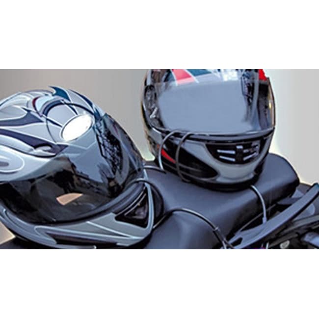 Security cable lock for 2 helmets | Moto Discovery