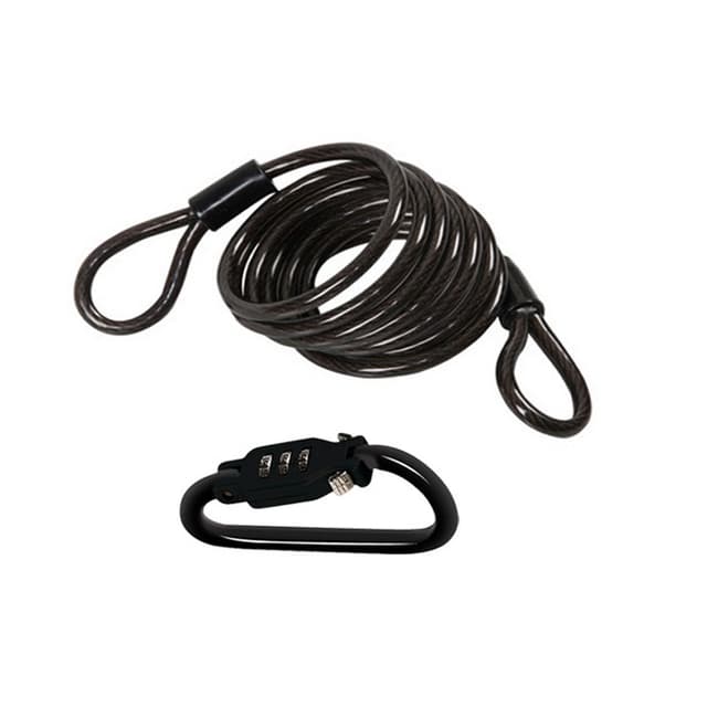 Security cable lock for 2 helmets | Moto Discovery