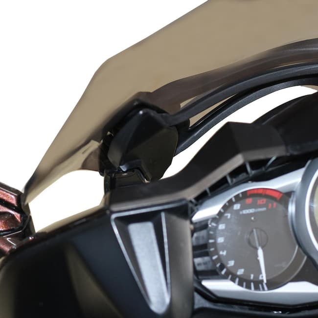 GPK windscreen compatible with Yamaha FJR 1300 2000-2020 60cm (fume ...