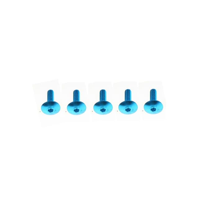 Aluminium blue bolts M5 x 20mm | Moto Discovery