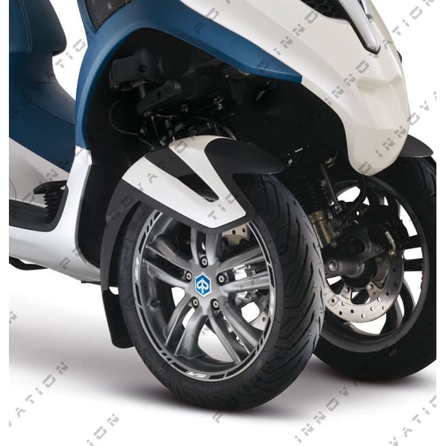 Wheel rim stripes with logos compatible with Piaggio MP3 - Stickers ...