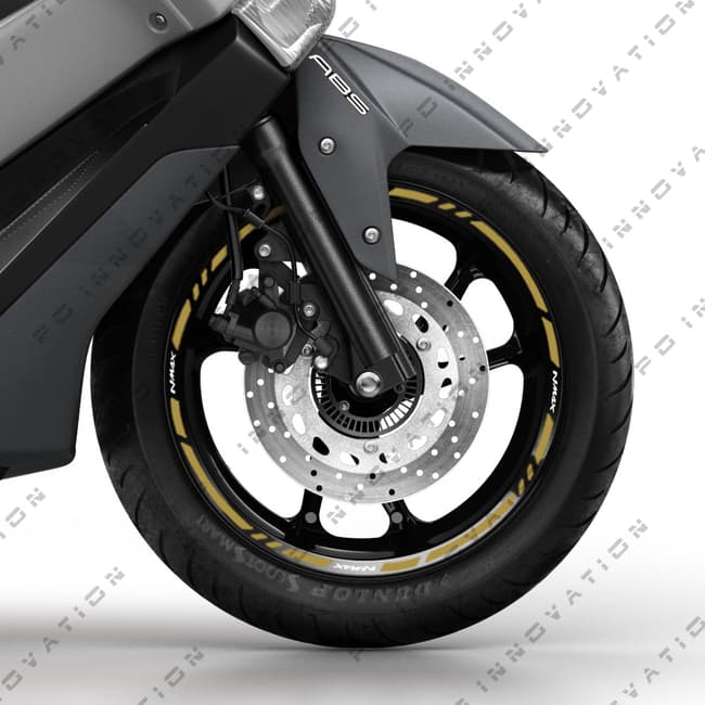 Wheel rim stripes with logos compatible with Yamaha NMAX 125 / 155 ...