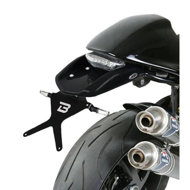 Barracuda rear spoiler with LED tail light compatible with Ducati ...