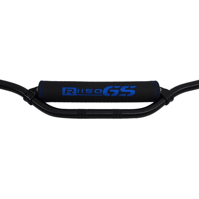 Crossbar pad compatible with BMW R1150GS (blue logo) | Moto Discovery