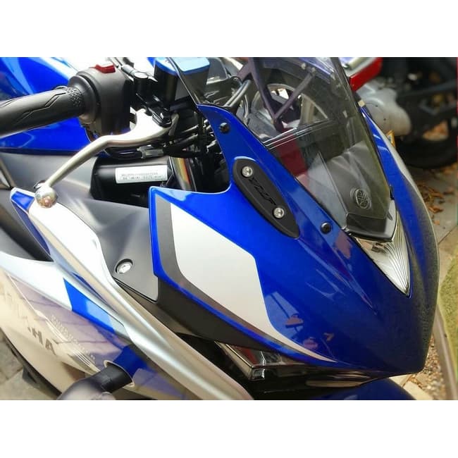 MOTORISE mirror blanking plates compatible with Yamaha YZF-R3 / YZF-R25 ...