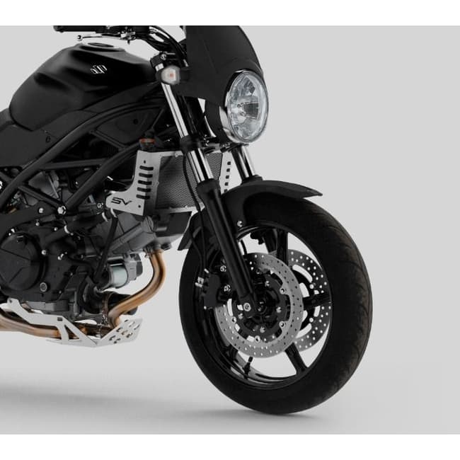 Radiator guard compatible with Suzuki SV650 2016-2025 silver | Moto ...
