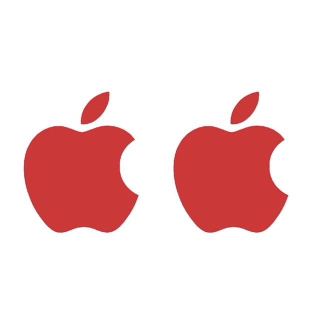 iphone logo sticker