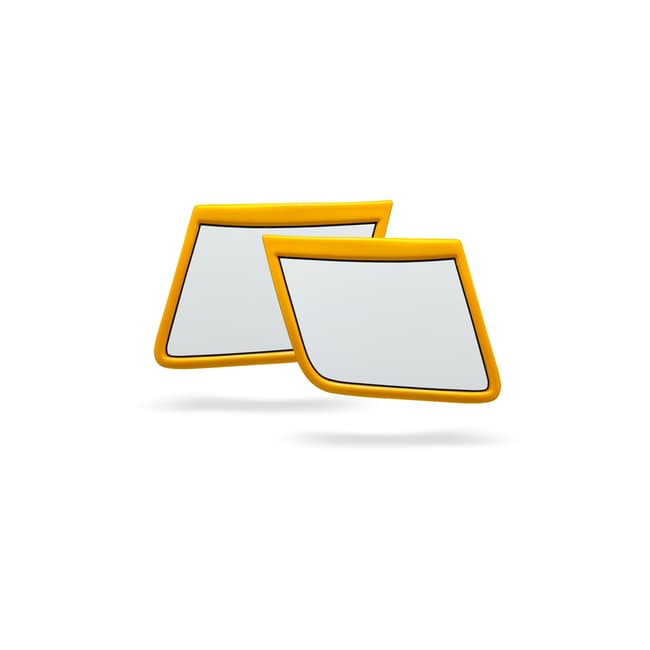 "Retro" Cafe Racer / Scrambler universal number plates | Moto Discovery