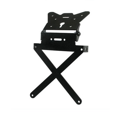 "X-Type" universal folding license plate holder | Moto Discovery