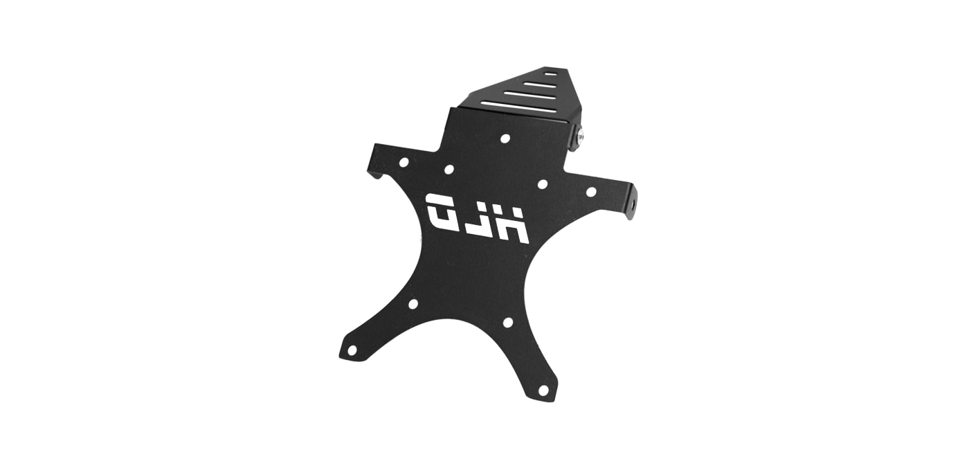 "Rocket" Cafe Racer/Scrambler universal folding license plate holder ...