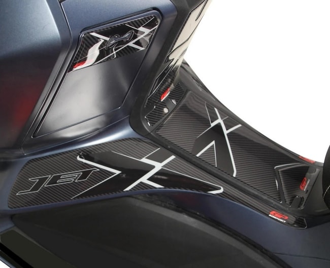 GPK foot board pad 3D set compatible with SYM Jet X 125 2022-2024 ...