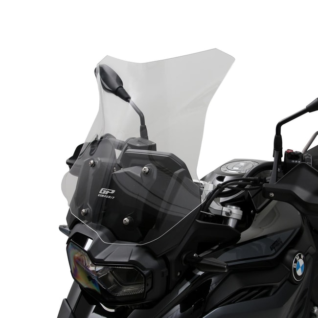 GPK windscreen for BMW F750GS 2018-2023 44cm (fume) | Moto Discovery