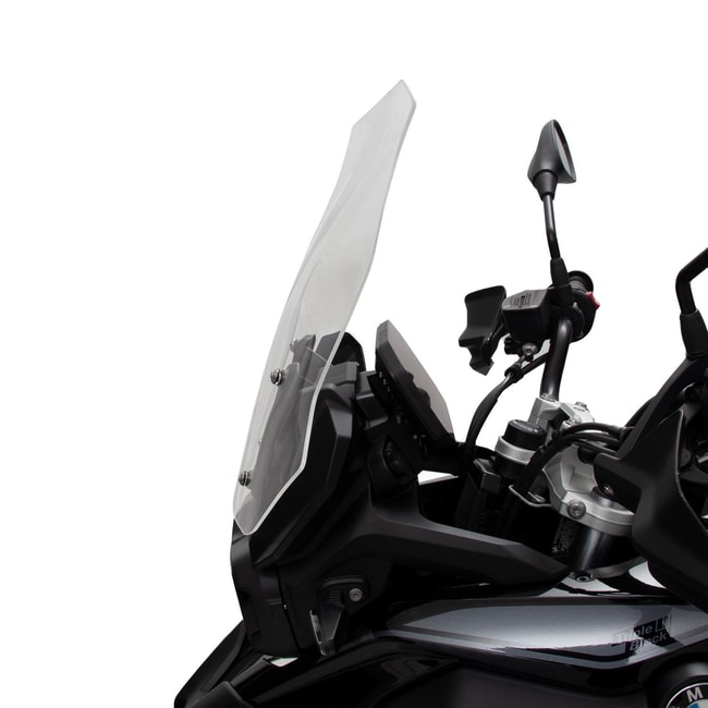 GPK windscreen for BMW F750GS 2018-2023 44cm (fume) | Moto Discovery
