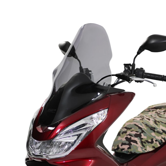 GPK windscreen compatible with Honda PCX 125 / 150 2014-2017 65cm (fume ...