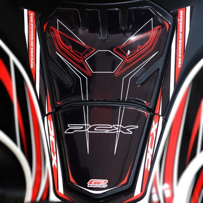 GPK tank pad 3D compatible with Honda PCX 125 / 150 2021-2024 black ...