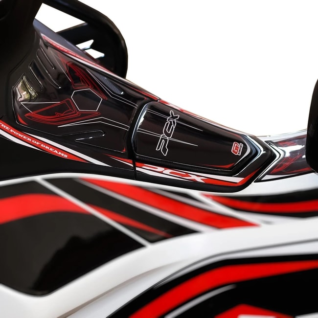 GPK tank pad 3D compatible with Honda PCX 125 / 150 2021-2024 black ...