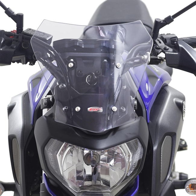 GPK windscreen compatible with Yamaha MT-07 2018-2020 30cm (transparent ...
