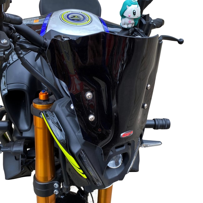 GPK windscreen compatible with Yamaha MT-09 2021-2023 30cm (black ...