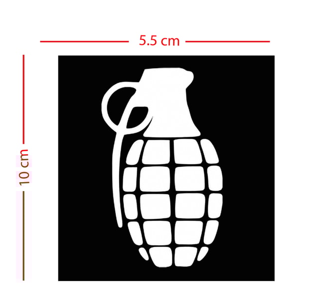 Grenade sticker | Moto Discovery