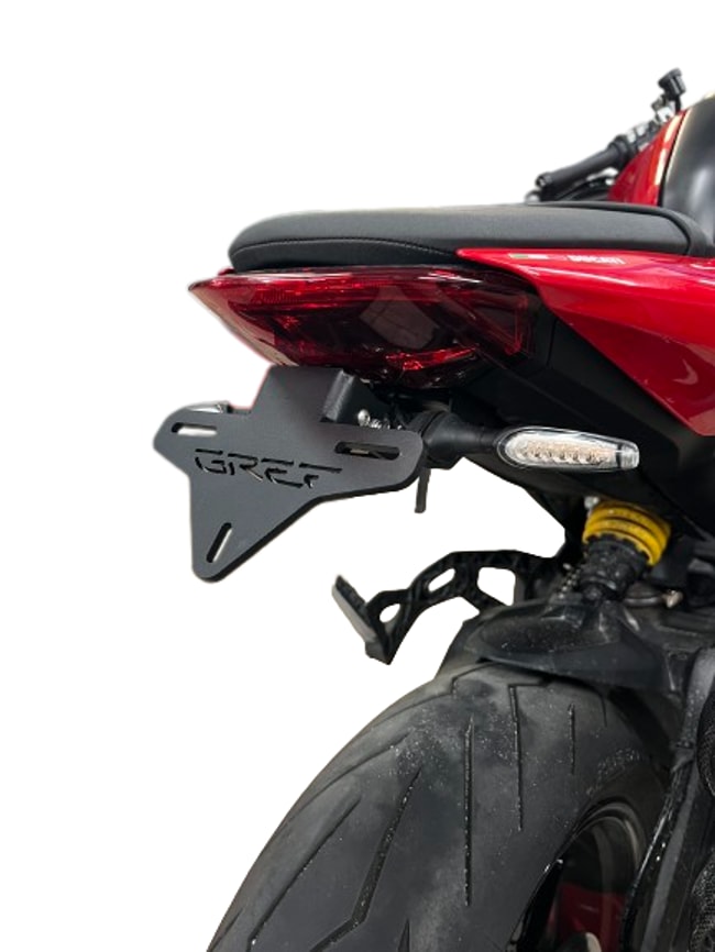 GREF license plate holder compatible with Ducati Monster 950 2021-2024 ...