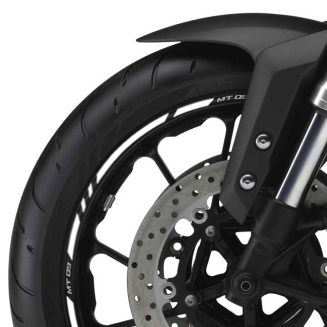 Bandes de jantes avec logos compatibles avec Yamaha MT-09 | Moto Discovery
