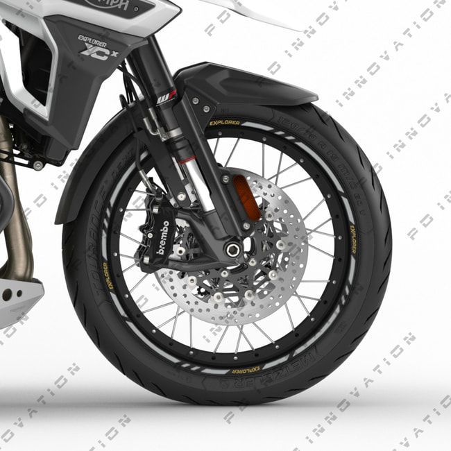 Wheel rim stripes with logos compatible with Triumph Tiger 1200 ...