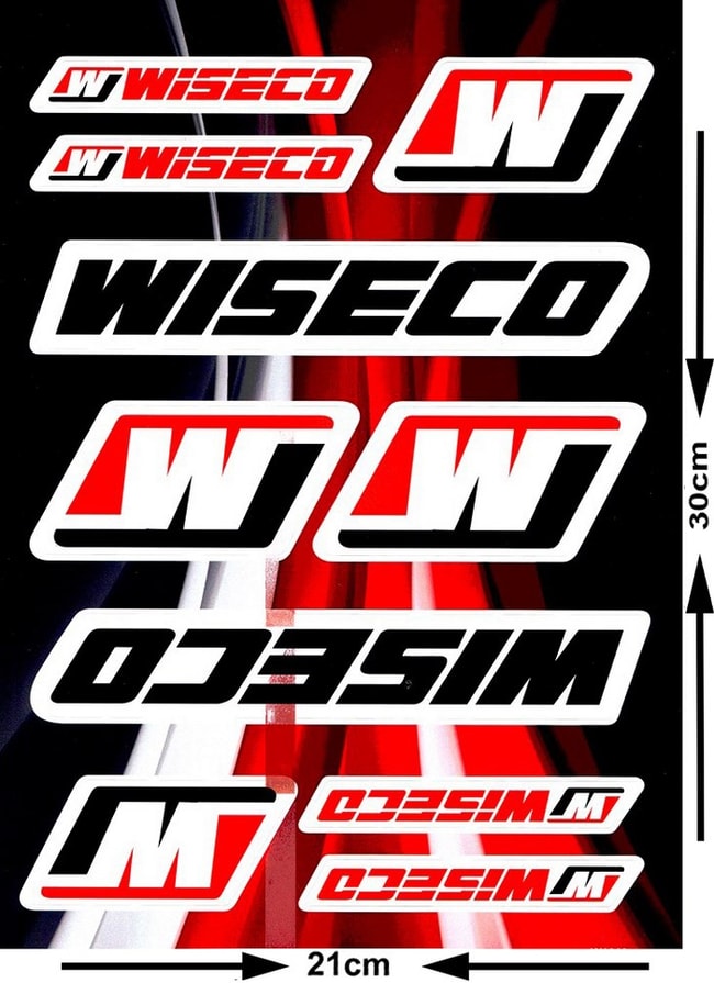 Wiseco stickers kit (10 pc.) | Moto Discovery
