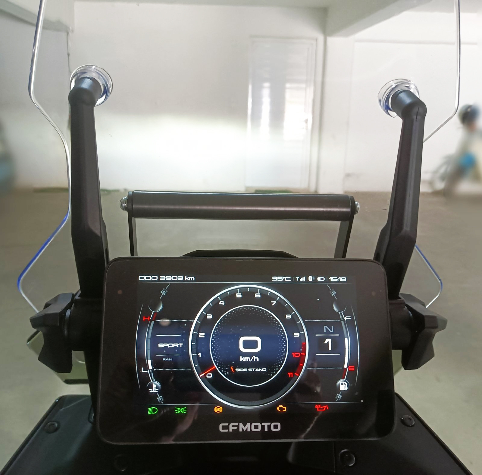 Smartphone / GPS mounting bracket compatible with CF Moto 800MT 2021 ...