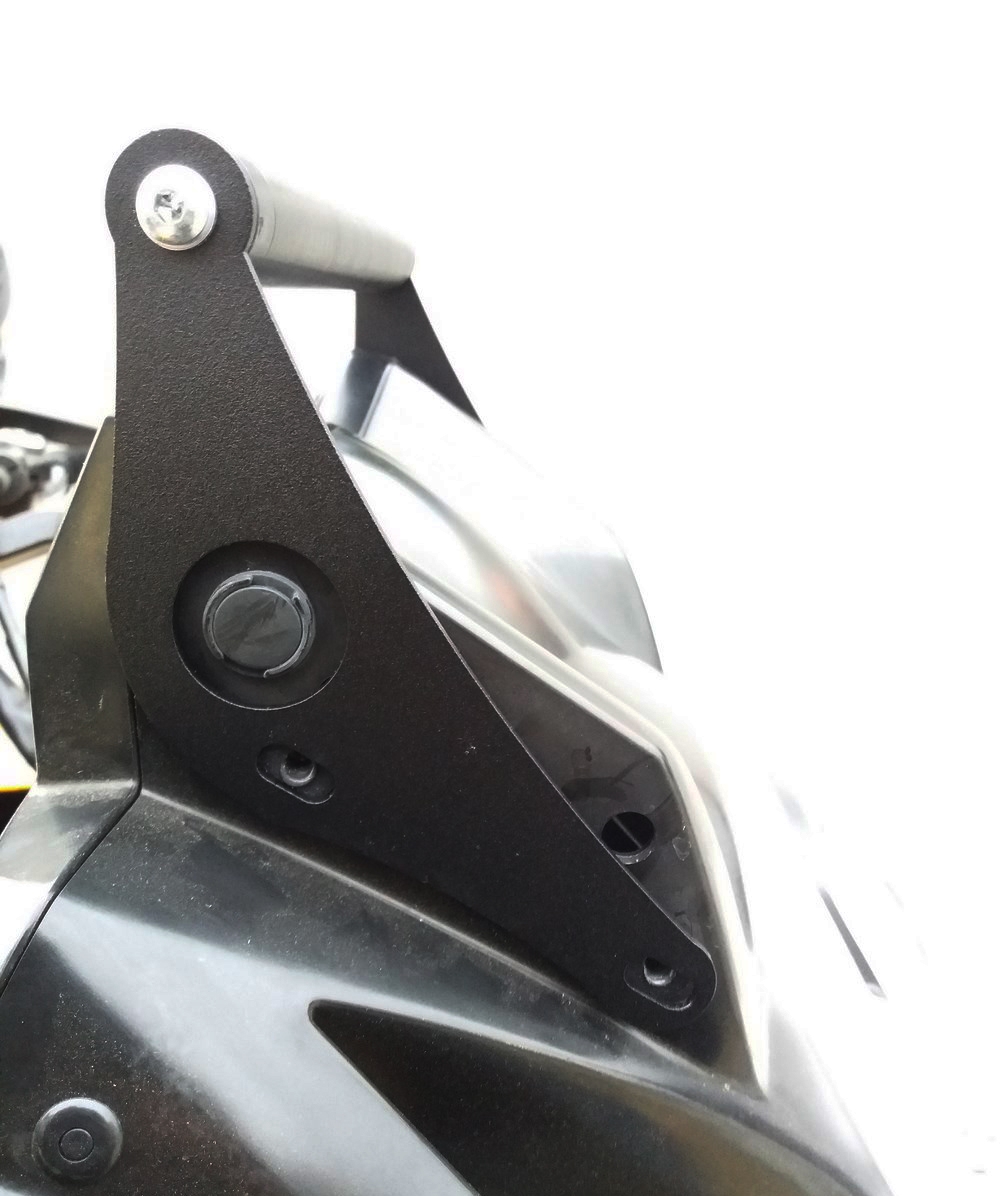 Smartphone / GPS mounting bracket compatible with Kawasaki Versys 650 ...