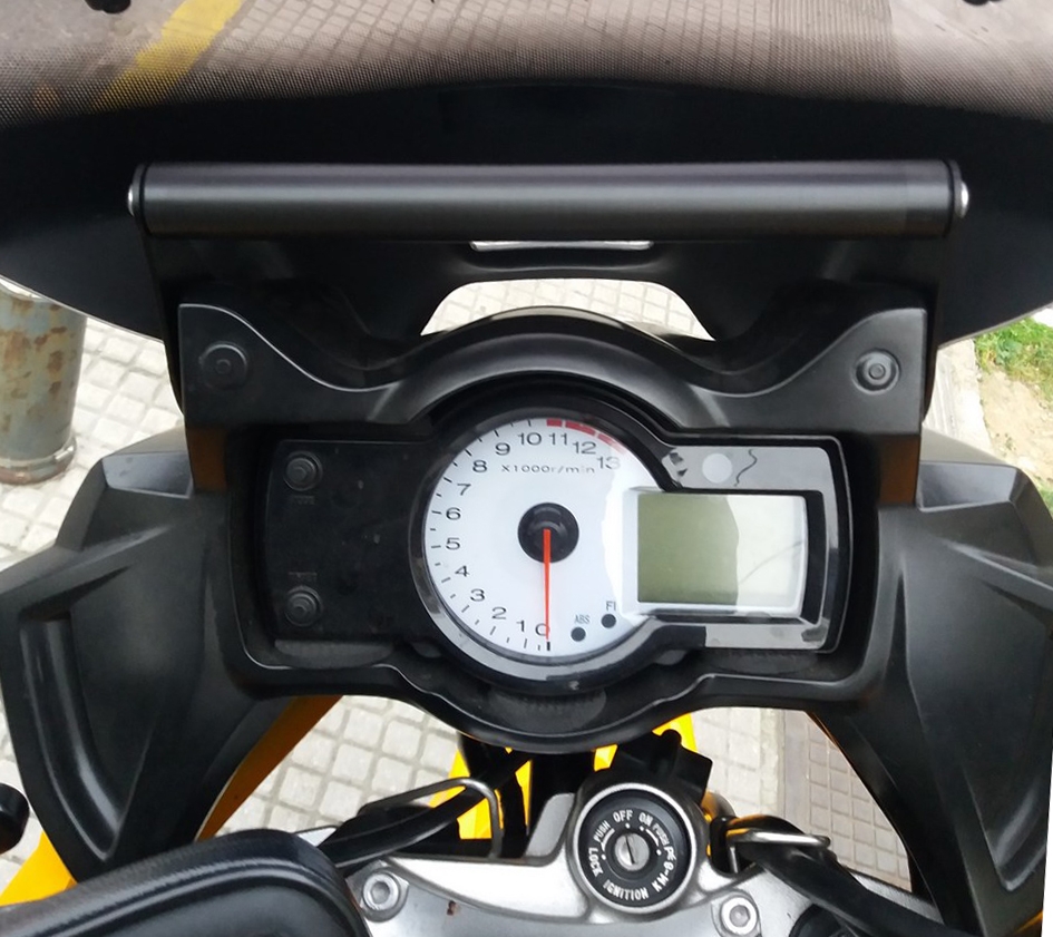 Smartphone / GPS mounting bracket compatible with Kawasaki Versys 650 ...