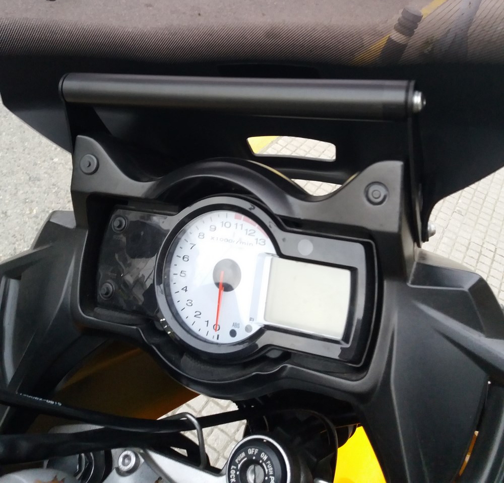 Smartphone / GPS mounting bracket compatible with Kawasaki Versys 650 ...