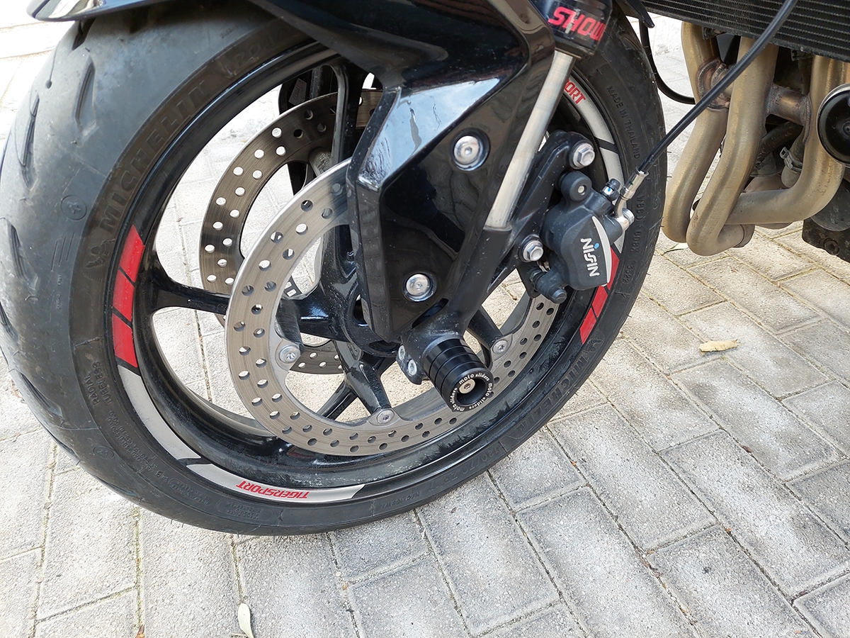 Fork protector compatible with Triumph Tiger Sport 660 2022-2025 / Tiger Sport 800 2025- | Moto ...