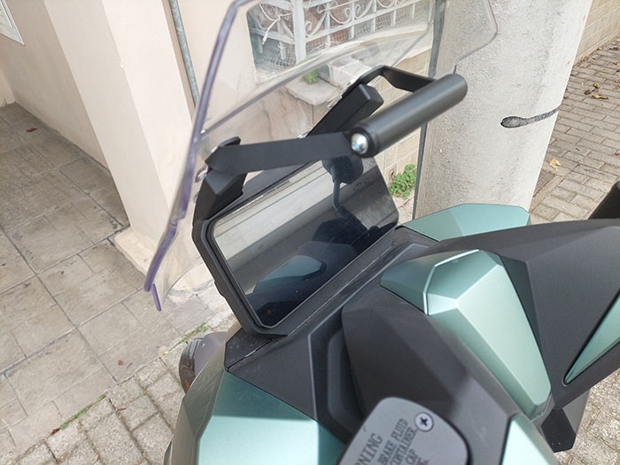 Smartphone / GPS mounting bracket compatible with Thrust Defender 125 ...