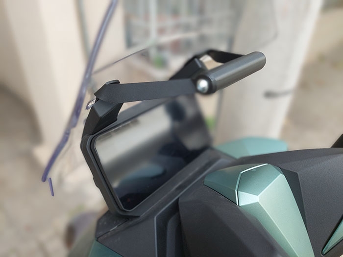 Smartphone / GPS mounting bracket compatible with Thrust Defender 125 ...