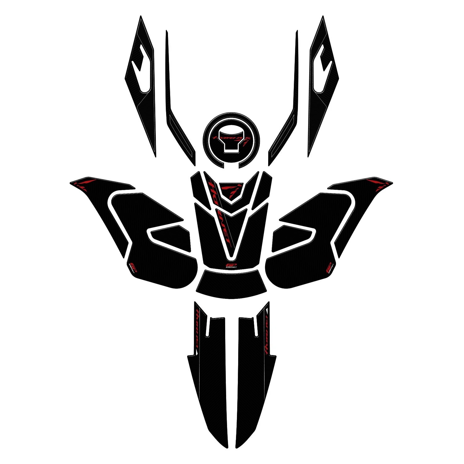 GPK full body 3D stickers kit compatible with Honda CB750 Hornet 2023 ...