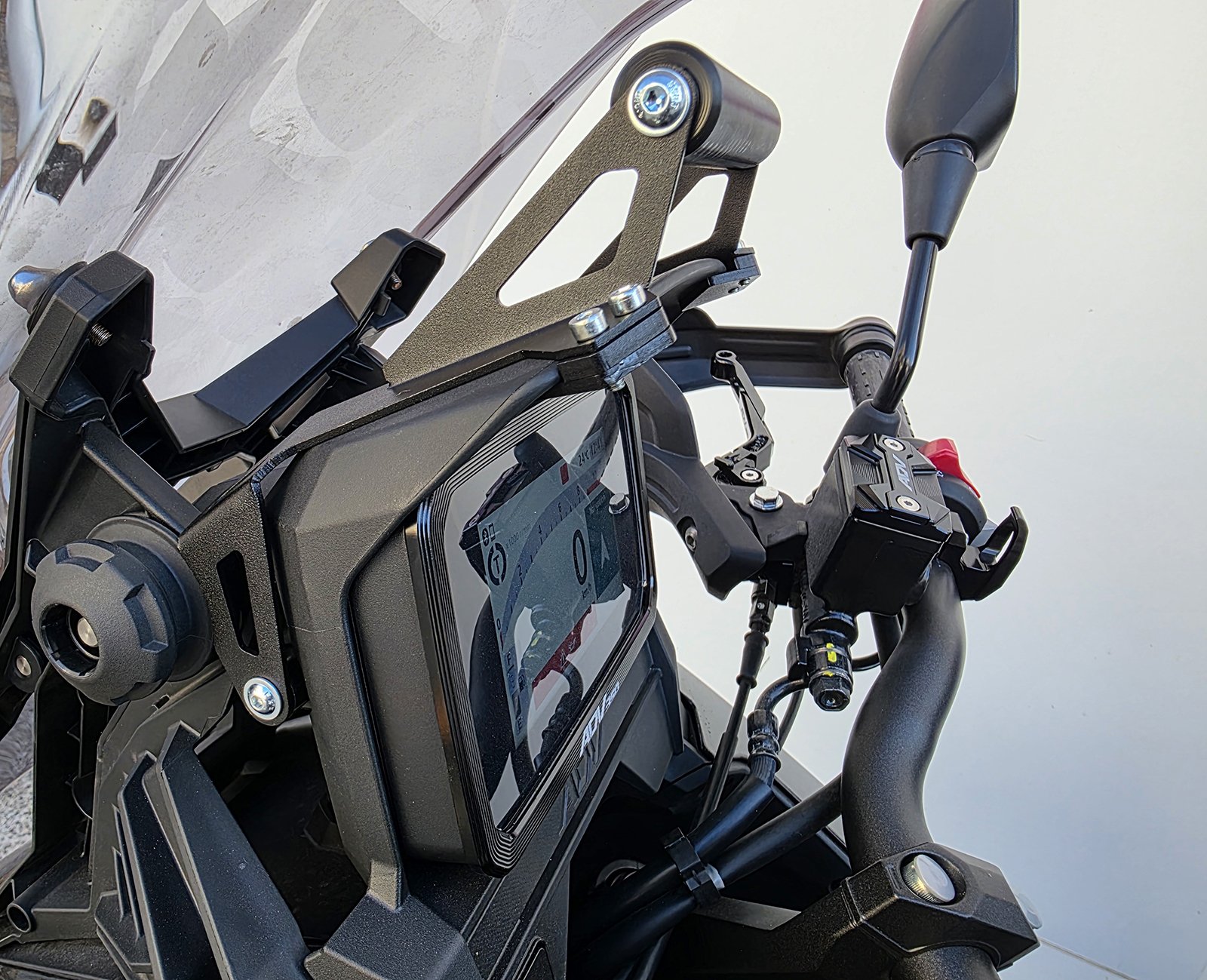 Smartphone / GPS mounting bracket compatible with Honda ADV 350 2025 ...