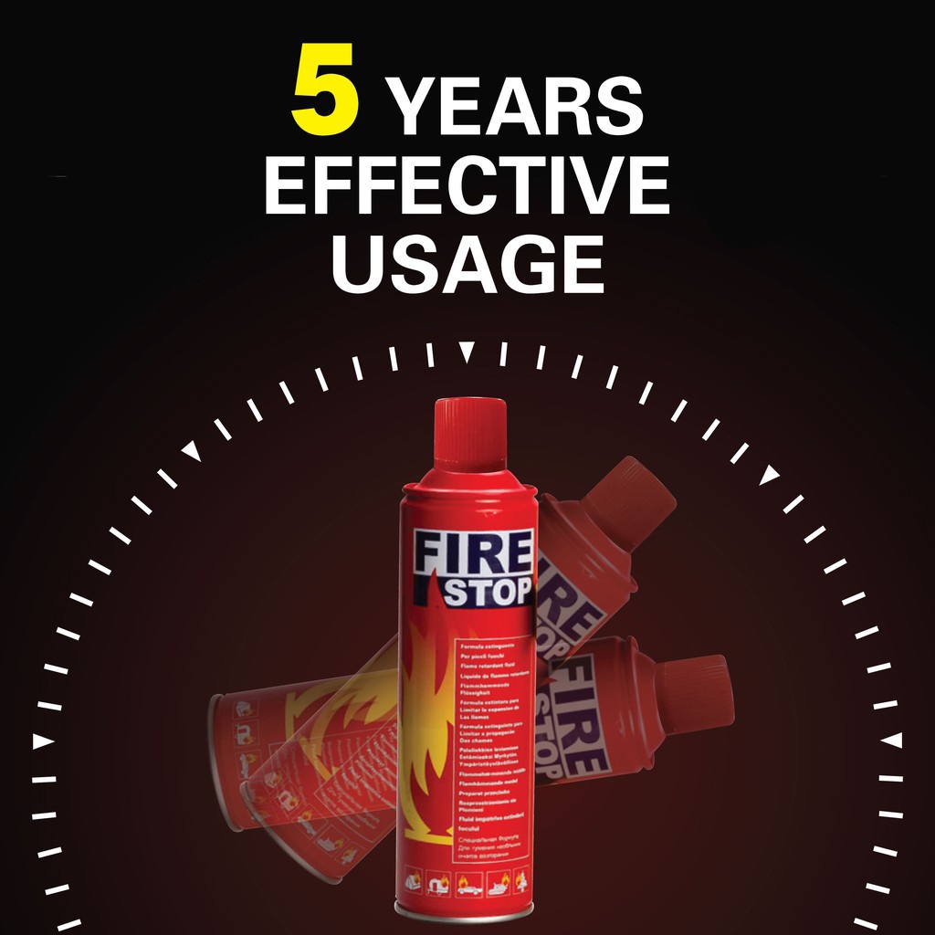 Motorcycle fire extinguisher with mounting bracket | Moto Discovery