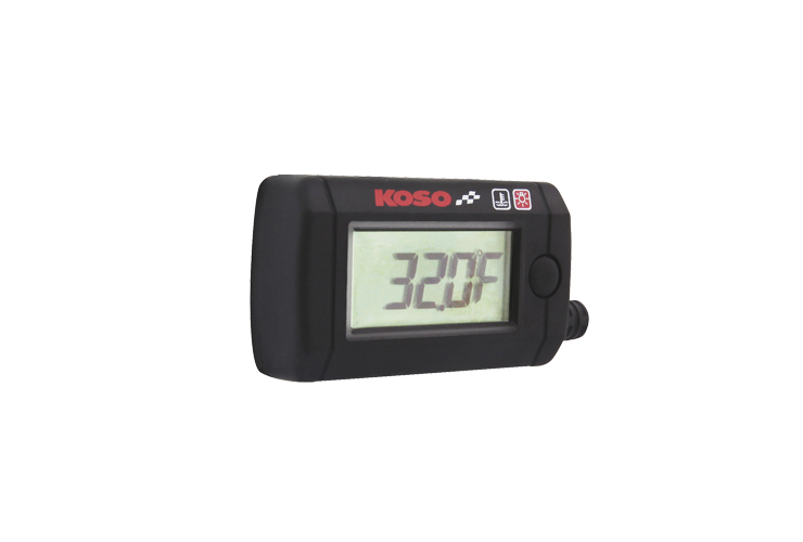 Koso digital oil temperature meter with backlight | Moto Discovery