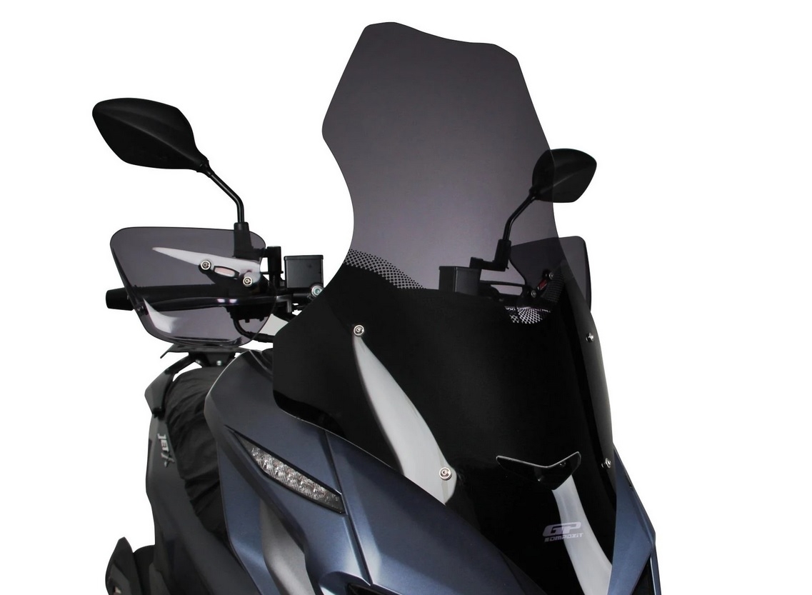 GPK windscreen compatible with SYM Jet X 125 2022-2025 79cm (fume ...