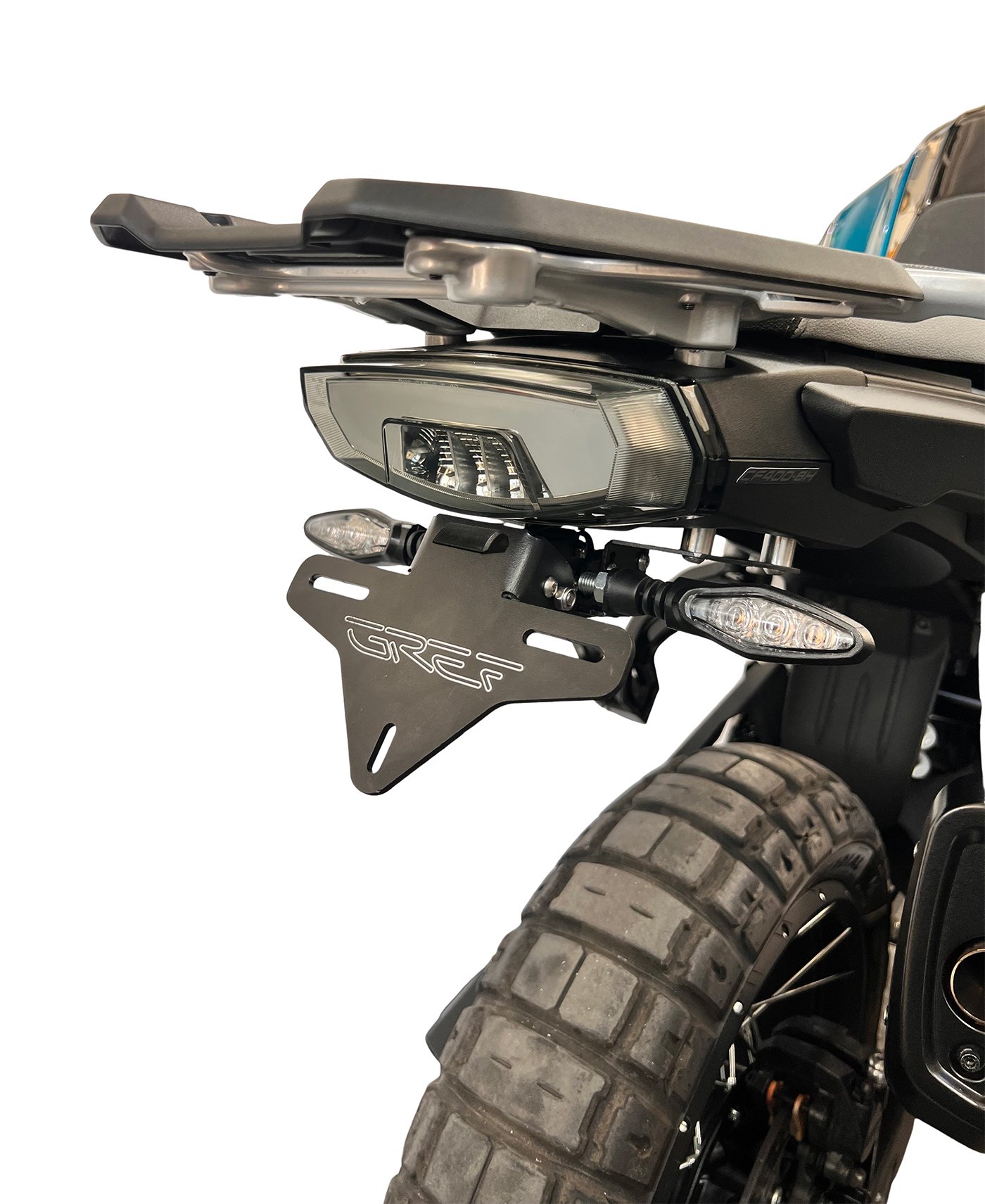 Portamatrículas GREF compatible con CF Moto 8000MTX 2025-2026 (con ...