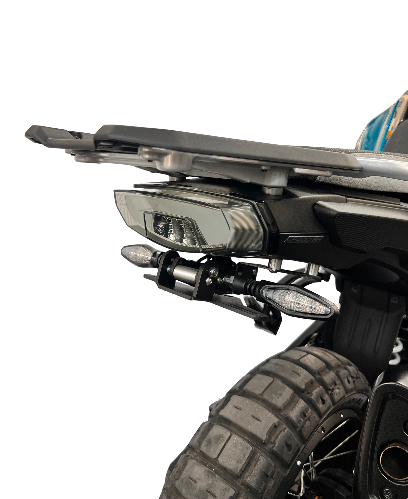 Portamatrículas GREF compatible con CF Moto 8000MTX 2025-2026 (con ...