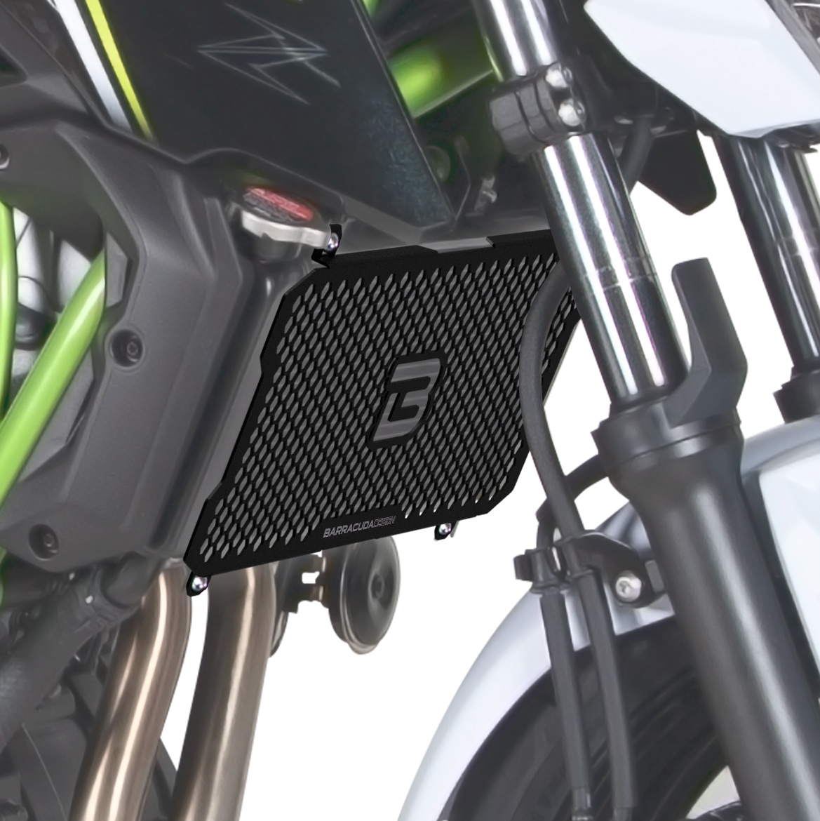 Barracuda radiator guard compatible with Kawasaki Z650 2017-2022 | Moto ...